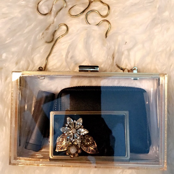 Nasty Gal | Bags | Clear Acrylic Purse | Poshmark